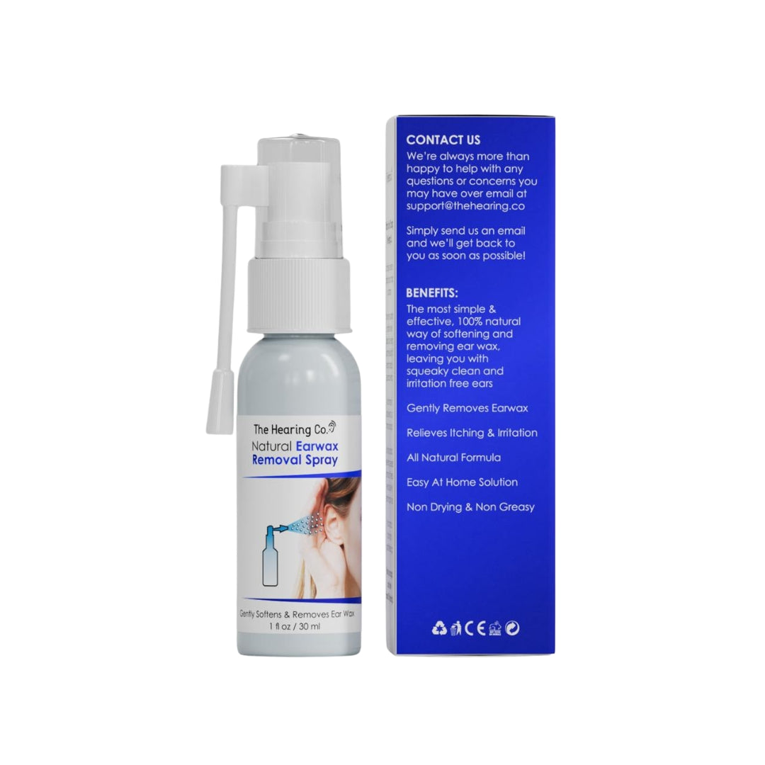 Natural Ear Wax Removal Spray – The Hearing Co.